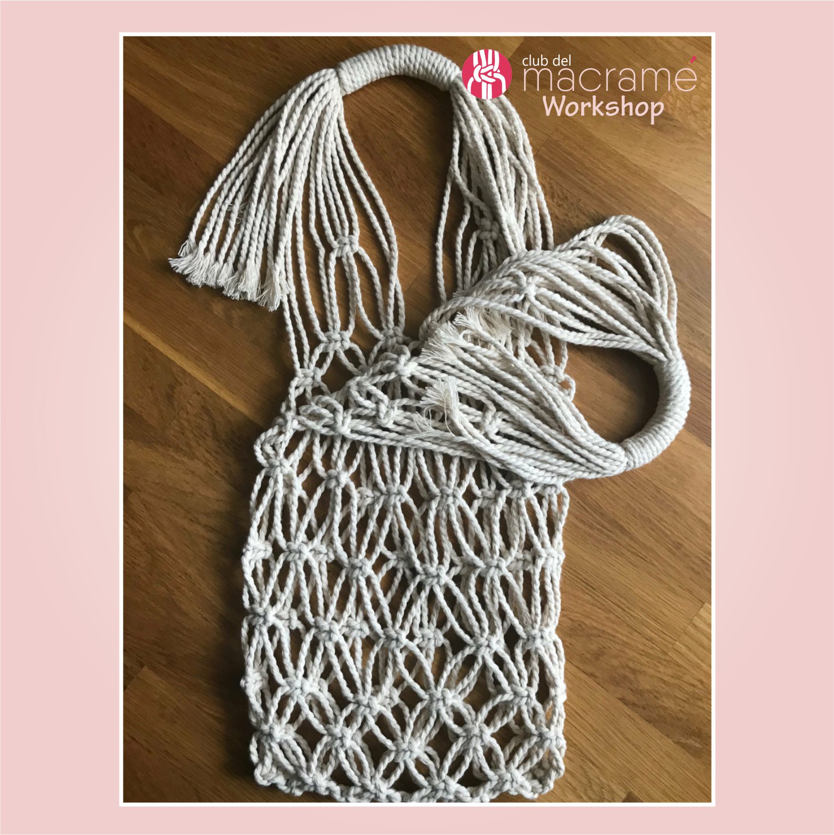 Taller de Bolso en macramé - diseño en macramé